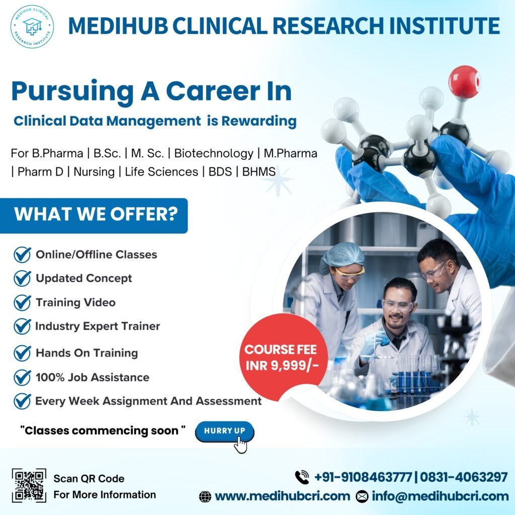 Clinical Data Management (CDM) - Medihub Clinical Research Institute